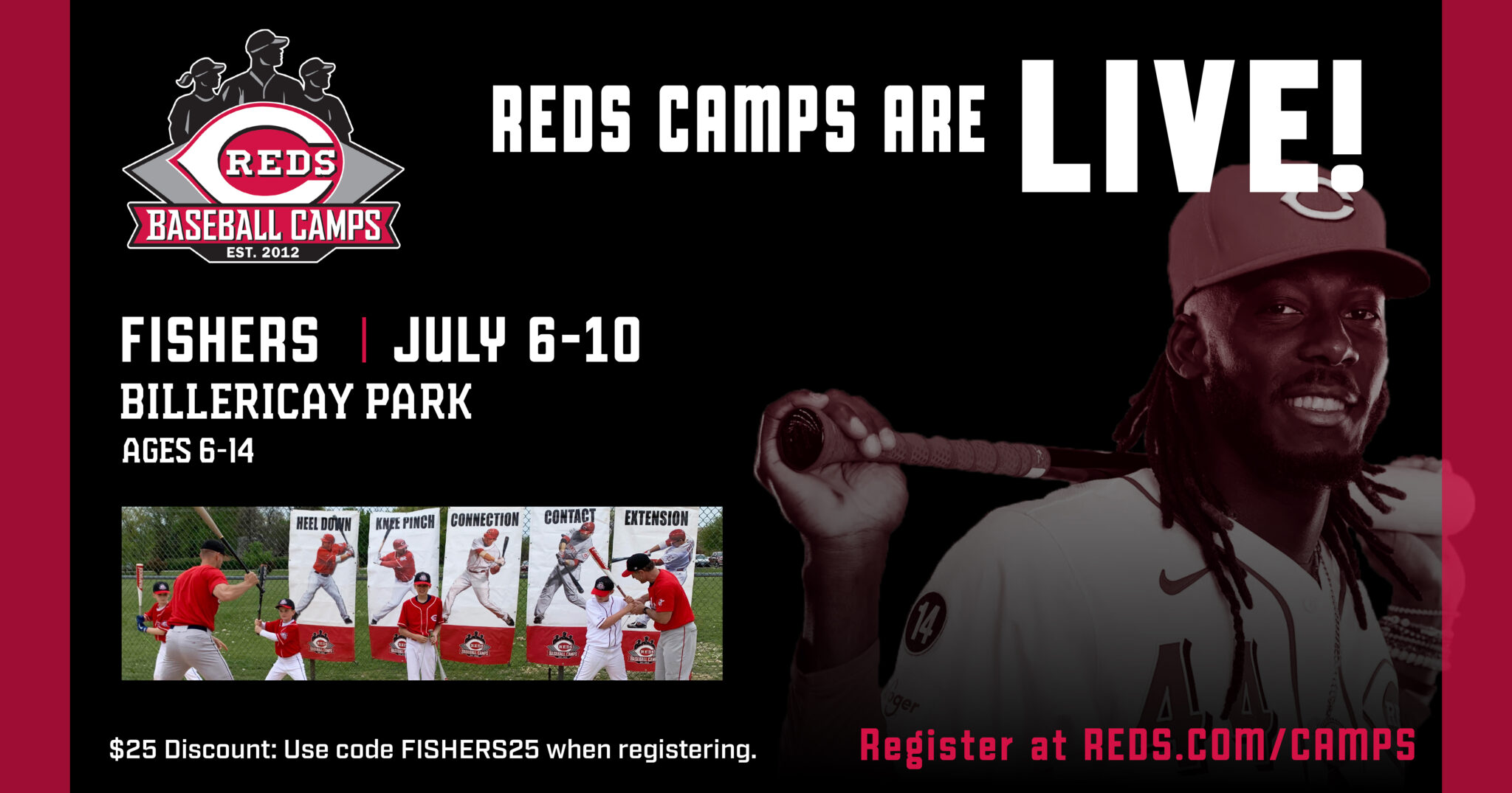 Cincinnati Reds Baseball Program - Fishers Parks Department
